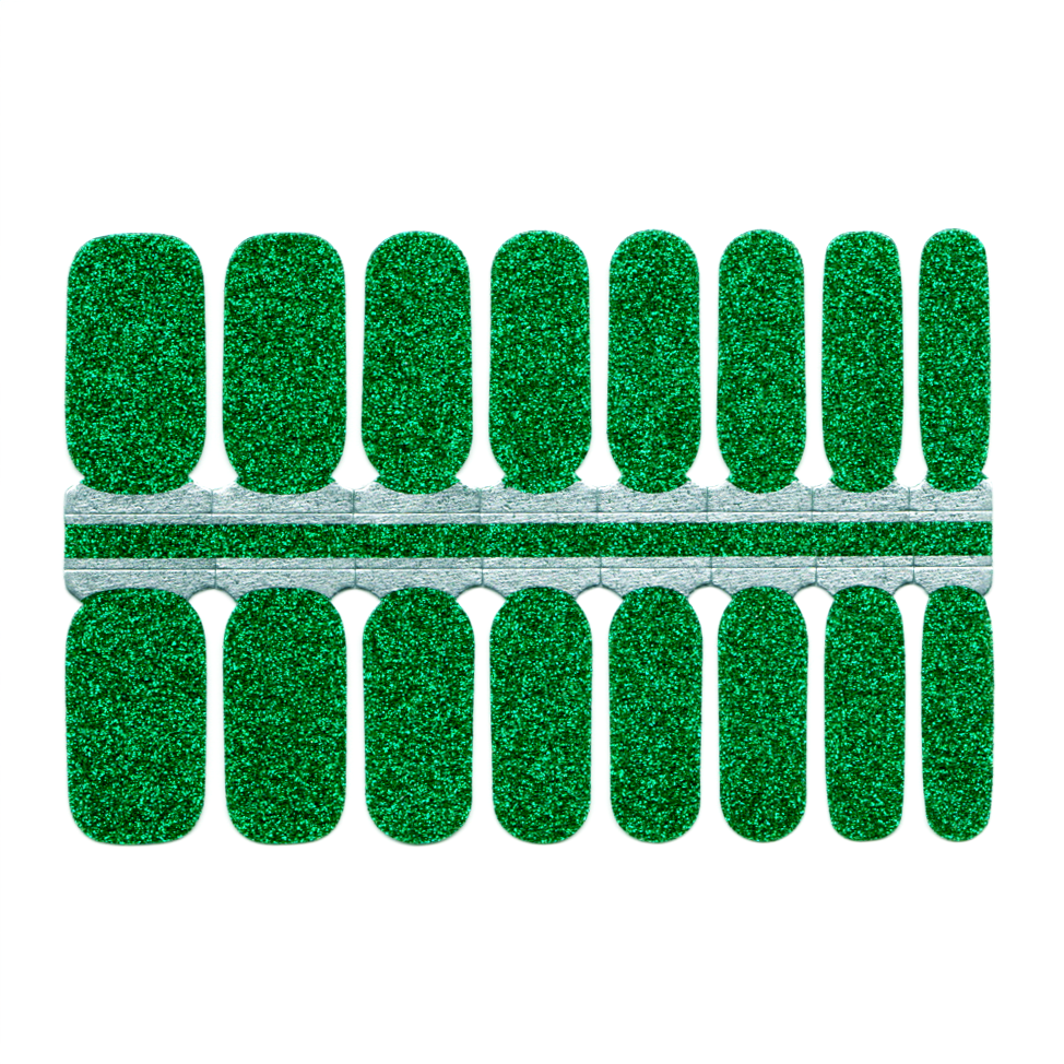 Bright Green Solid Glitter – EZ Nails